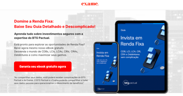 Renda Fixa BTG | EXAME